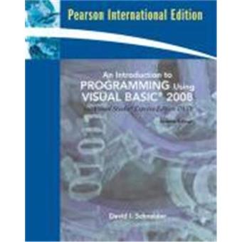 Introduction to Programming Using Visual Basic 2008 - broché - Achat Livre | fnac